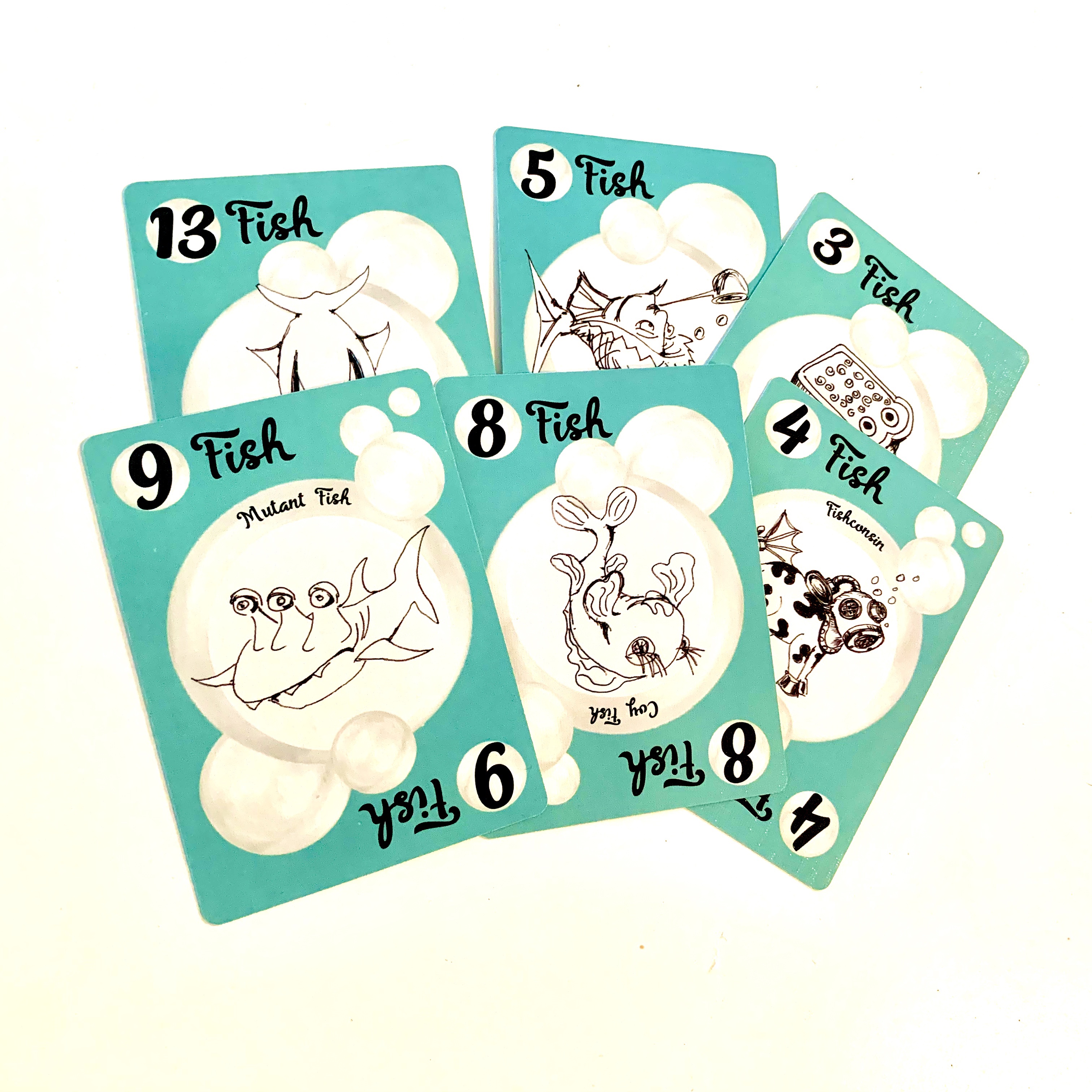 WTF (What the Fish) Card Game – The Skillful Meeple