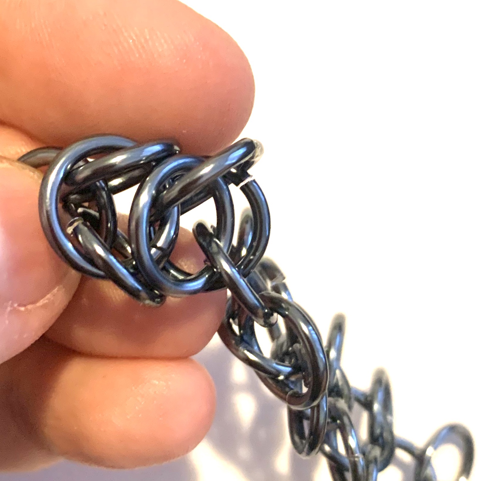 Chainmaille Box Chain and Trapped Bead Chain – The Skillful Meeple