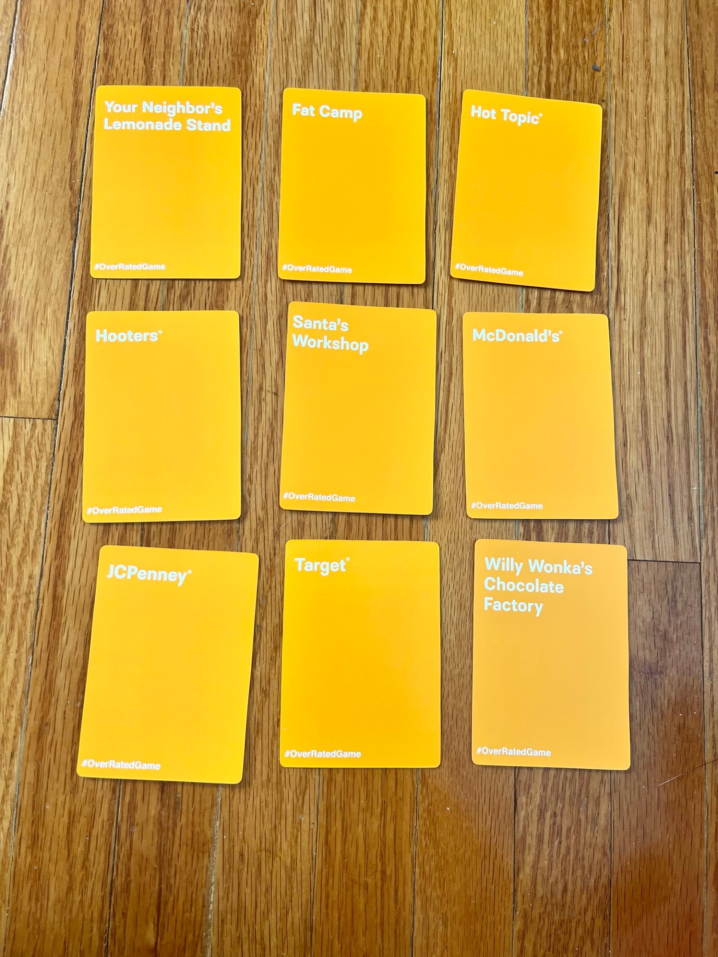 Over-Rated The Card Game – The Skillful Meeple
